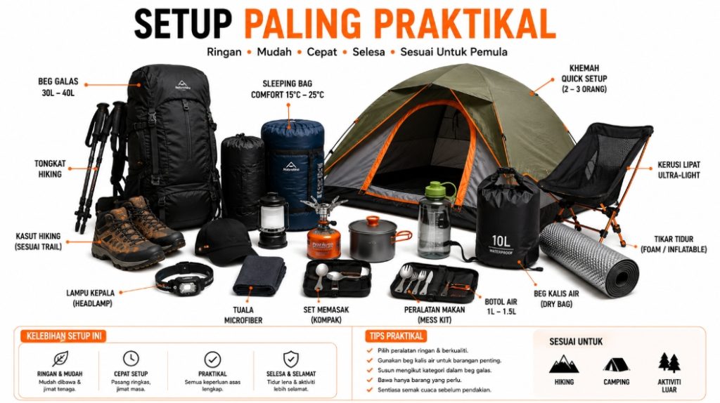 Camping Checklist Setup untuk Beginner di Malaysia - ForeignHunterHQ ...